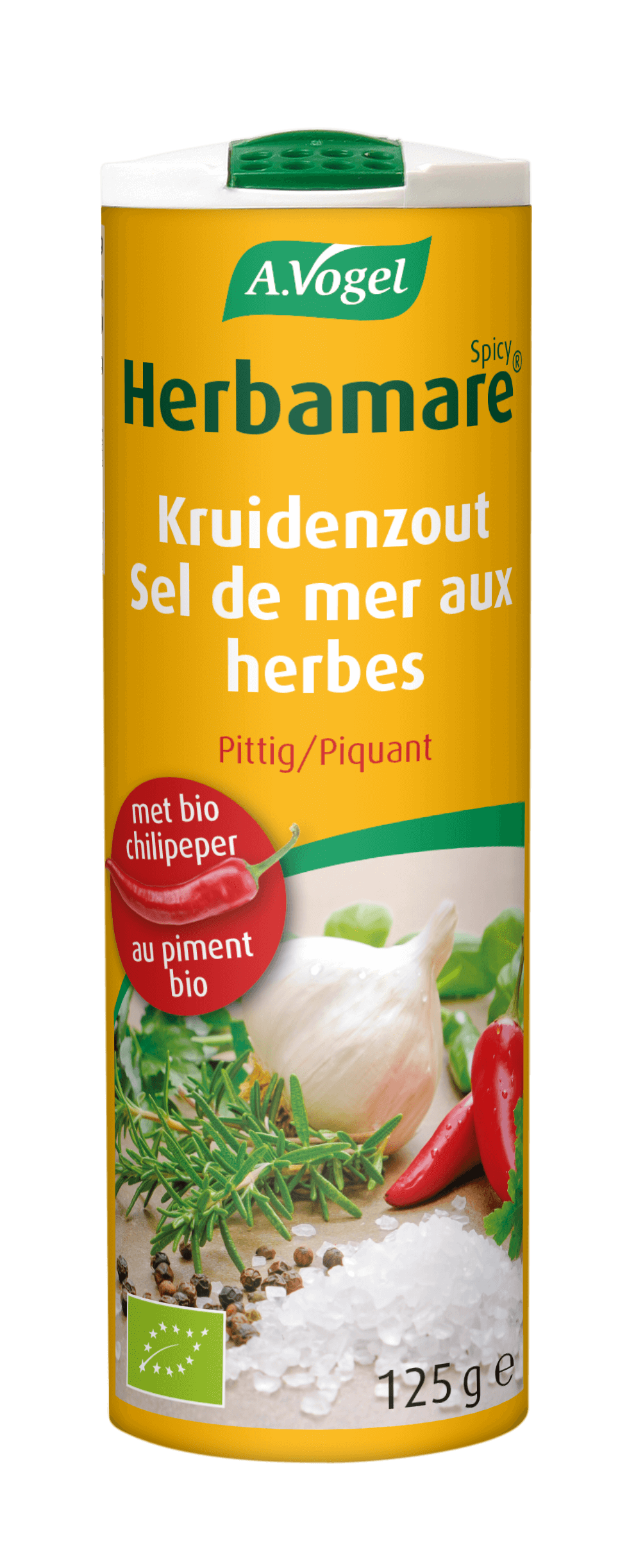 Herbamare Spicy - Sel marin aux herbes au piment - sans gluten | Les ...