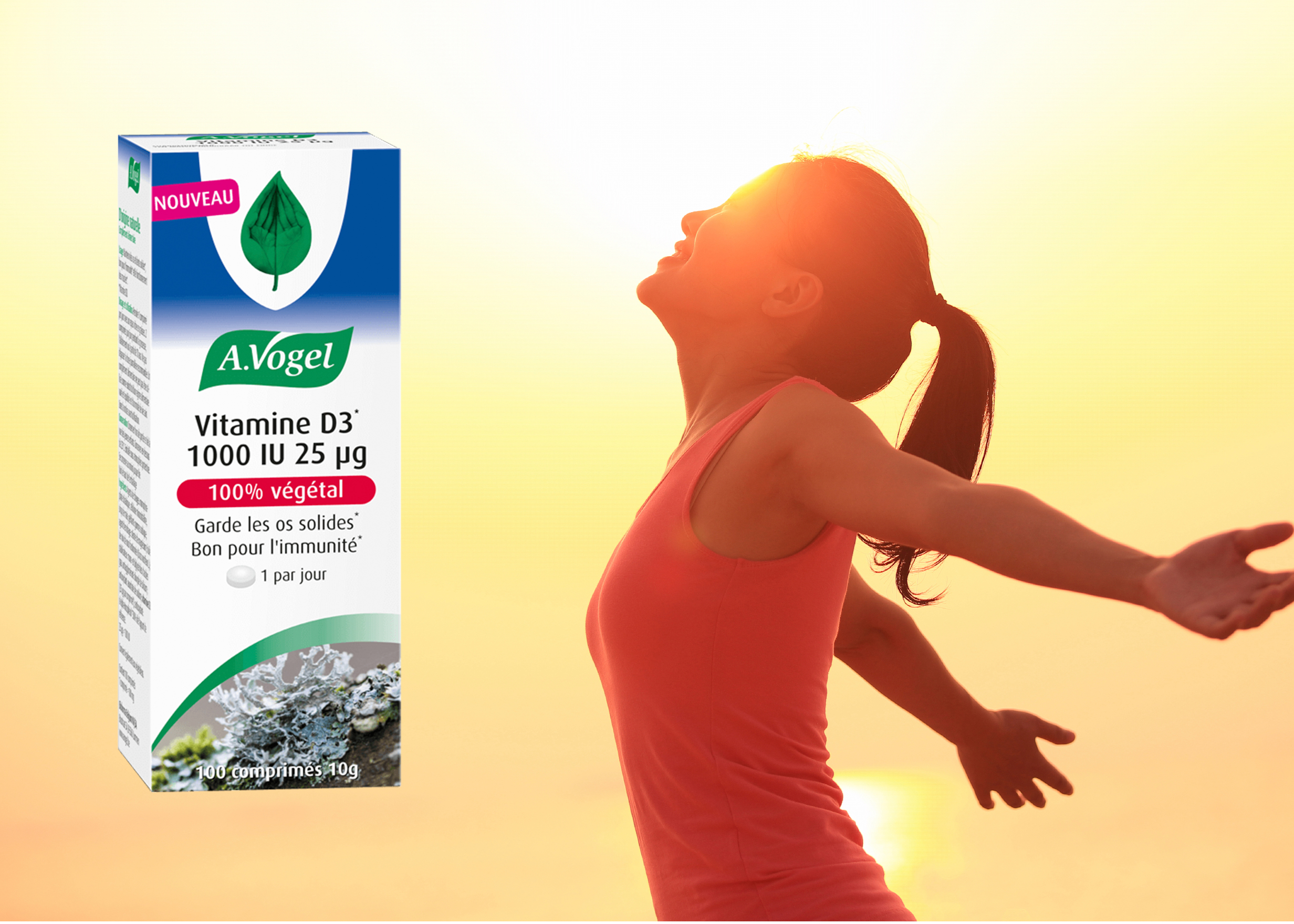 Vitamine D3 1000 IU - Bon pour les os et les dents, l'immunité et les ...
