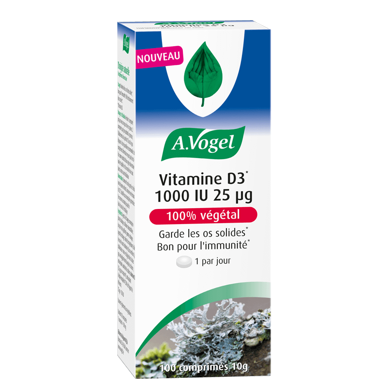 Vitamine D3 1000 IU - Bon pour les os et les dents, l'immunité et les ...
